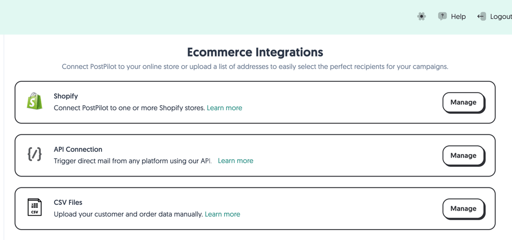 Creating an API Connection for external use